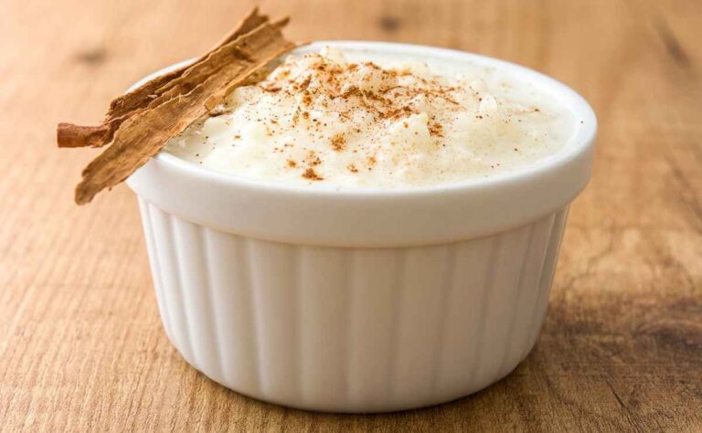 Rice Pudding with Sweetened Condensed Milk and Evaporated Milk